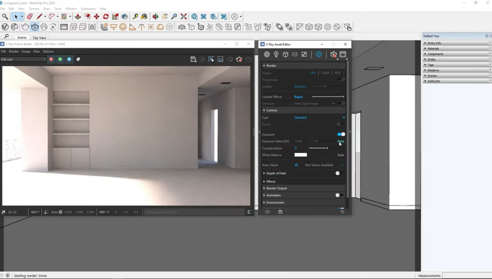 Creating a welcoming living room in V-Ray for SketchUp | Chaos